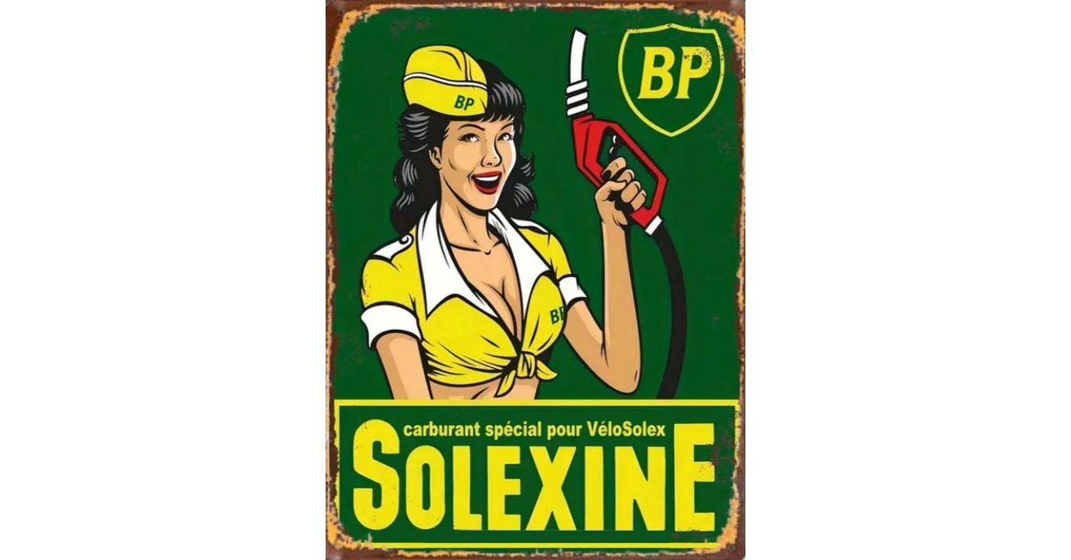 Plaque BP Solexine - La plaque des fans de Solex